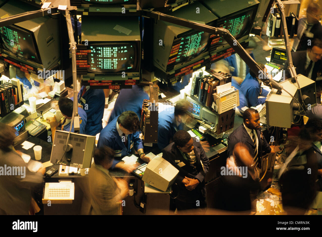 Wall street new york 1980s hi-res stock photography and images - Alamy
