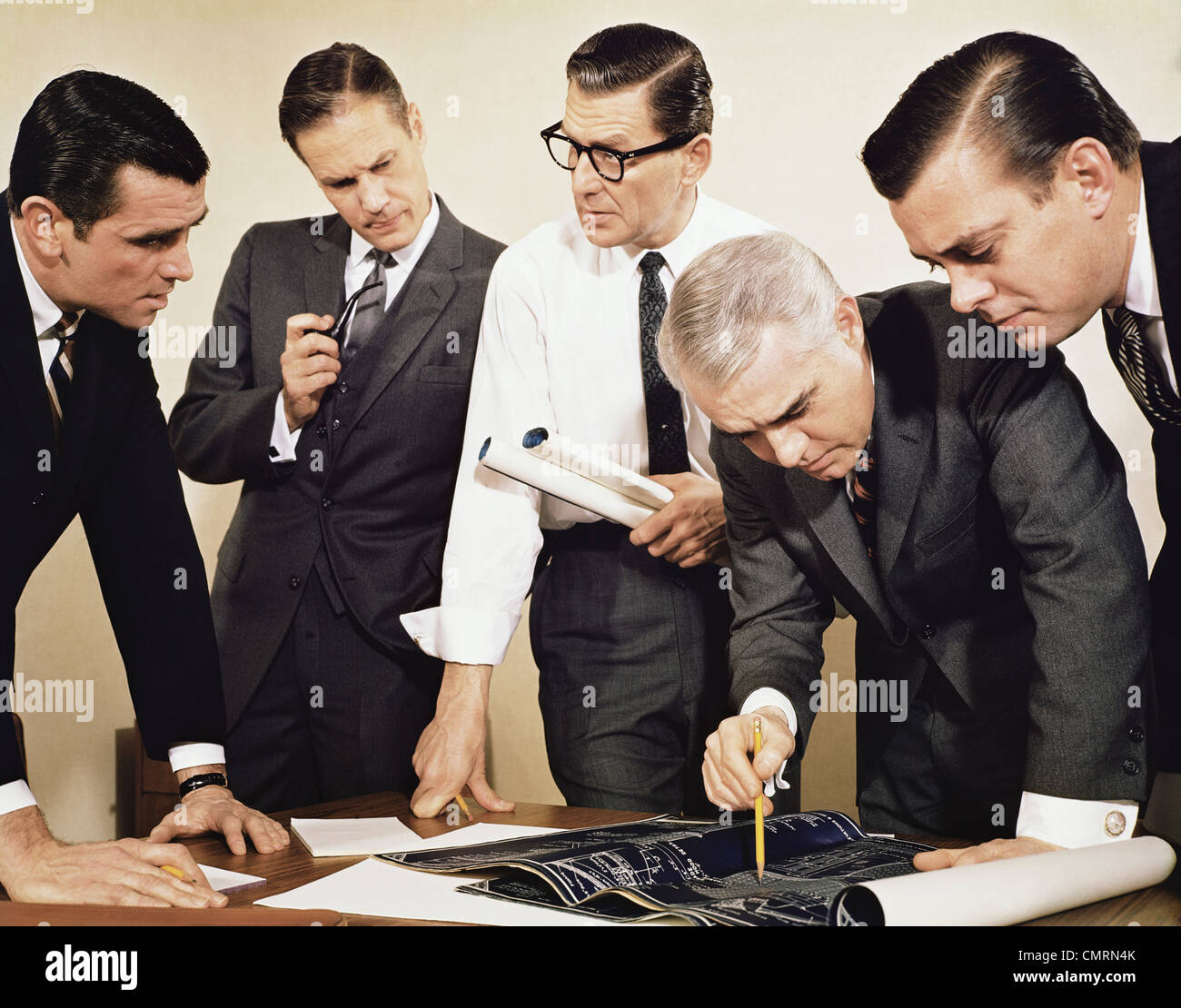 1960s businessman planning hi-res stock photography and images - Alamy