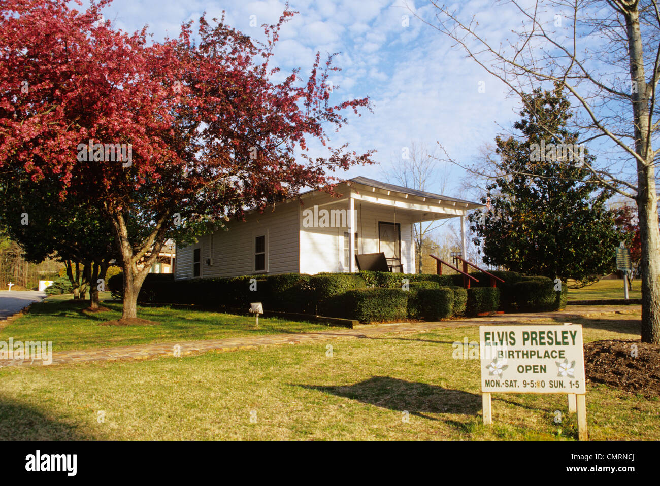 1930s 1935 ELVIS PRESLEY BIRTHPLACE TUPELO MISSISSIPPI USA Stock Photo ...