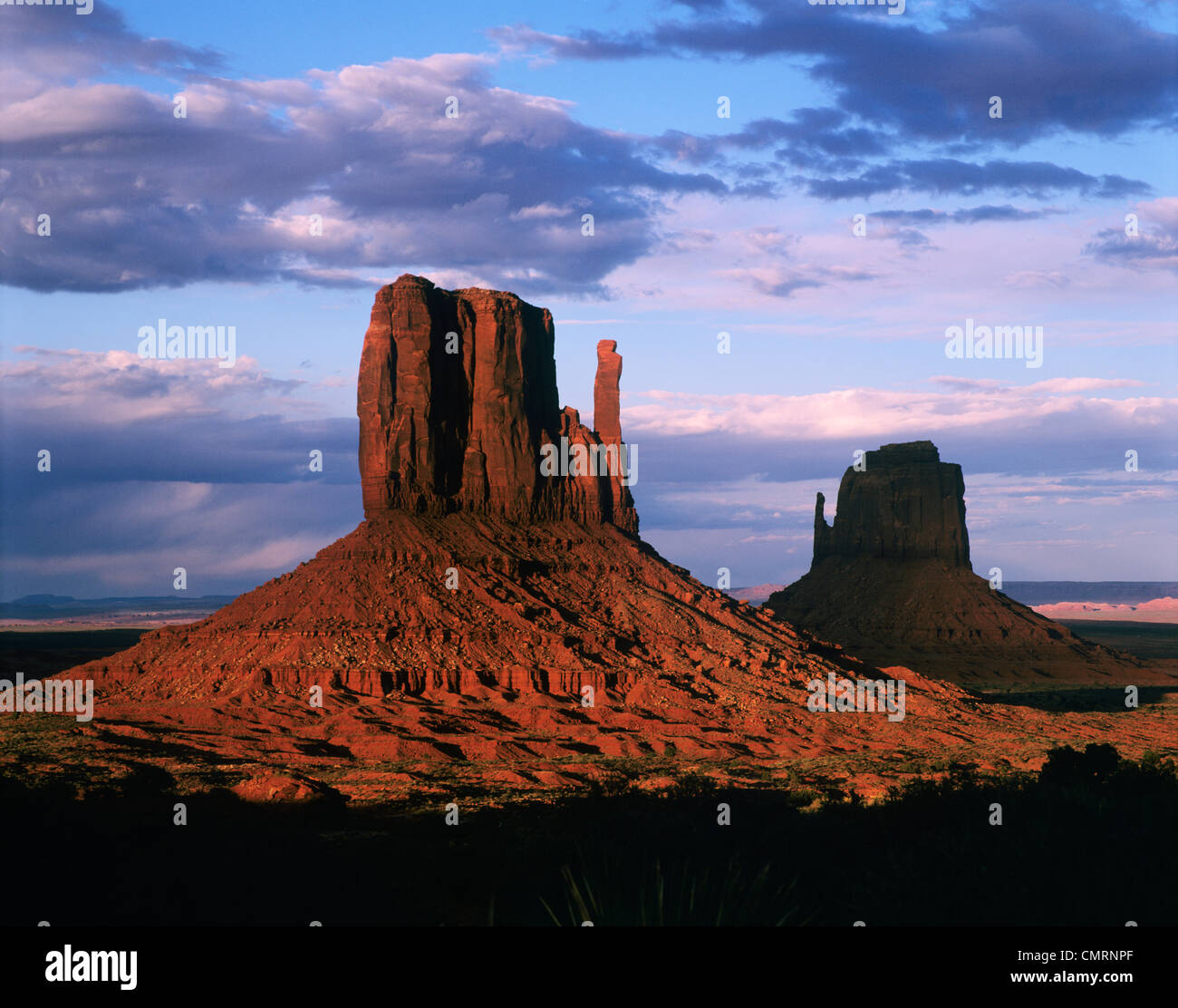 THE MITTENS MONUMENT VALLEY ARIZONA Stock Photo - Alamy