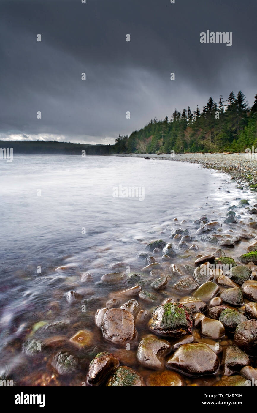 Rubbing Rocks, Malcolm Island, BC, Canada Stock Photo - Alamy