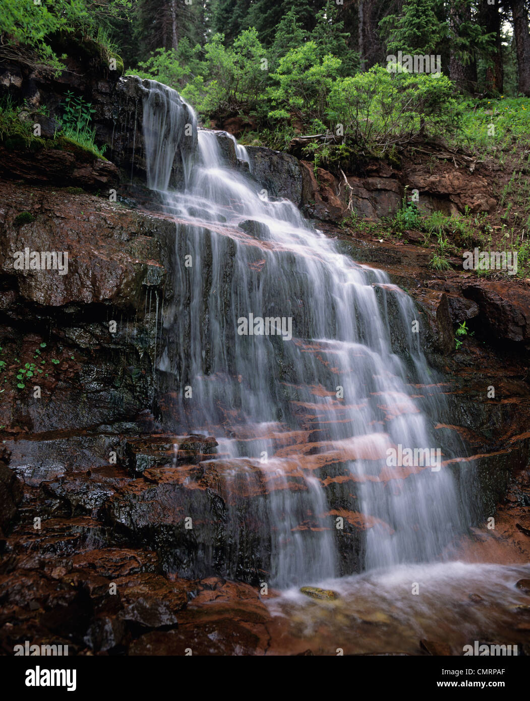 WATERFALL HERMOSA CREEK WATERSHED ALONG BOLAM PASS ROAD 578 SAN JUAN ...