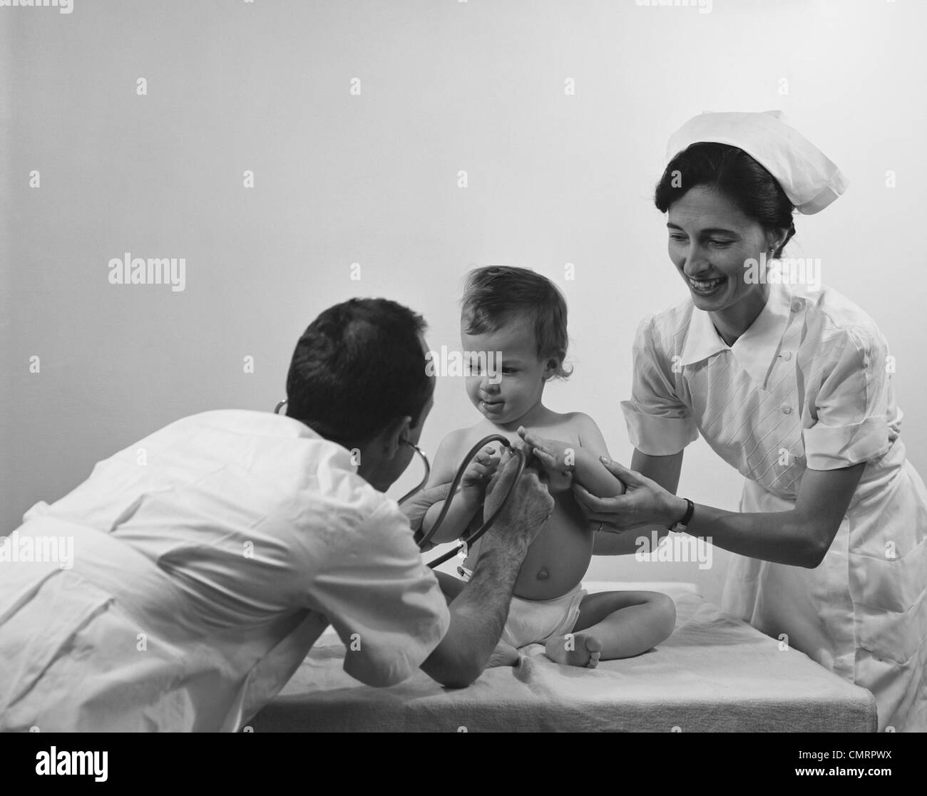 Medical examination 1960s hi-res stock photography and images - Alamy