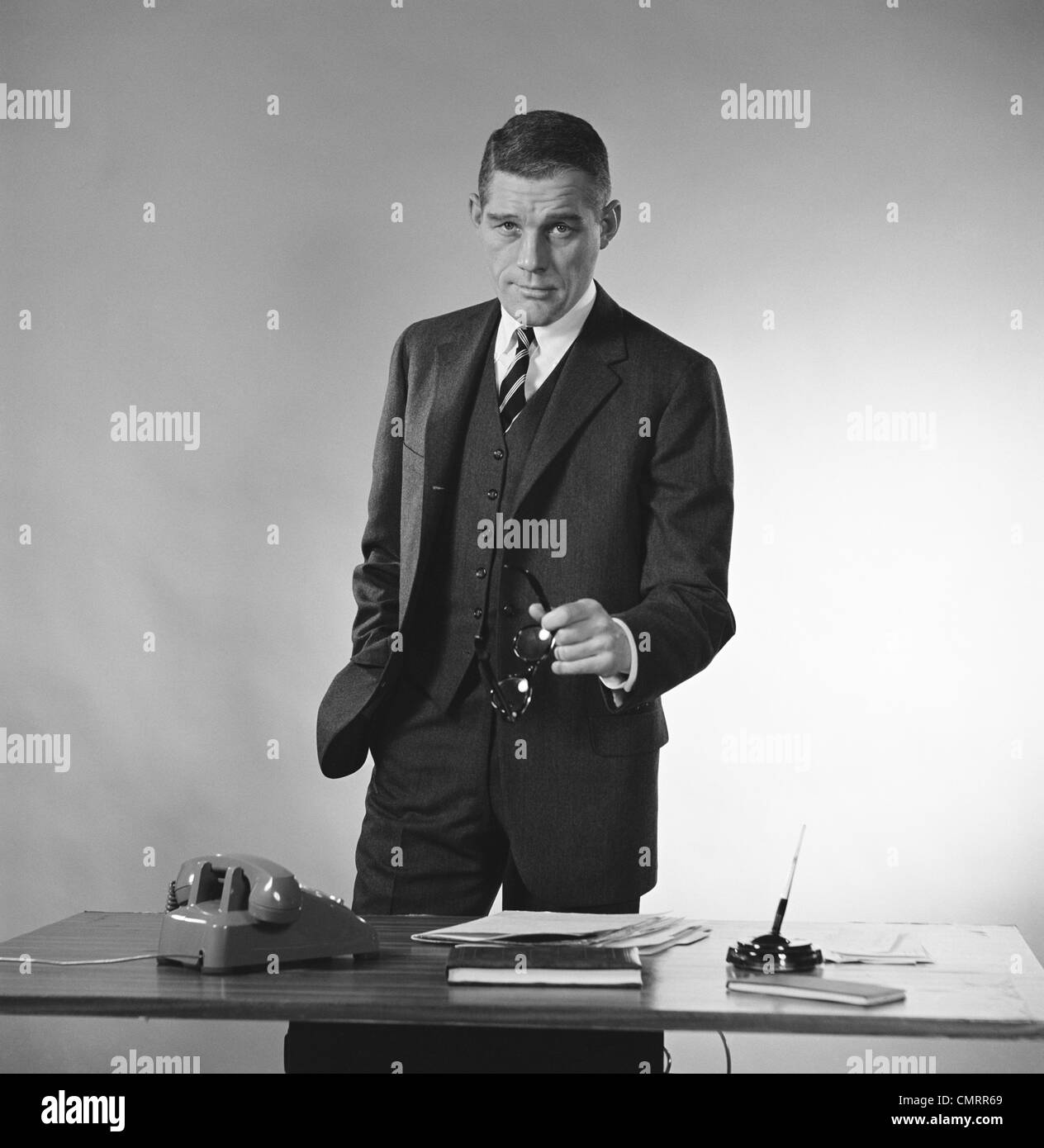 Vintage suit behind Black and White Stock Photos & Images - Alamy