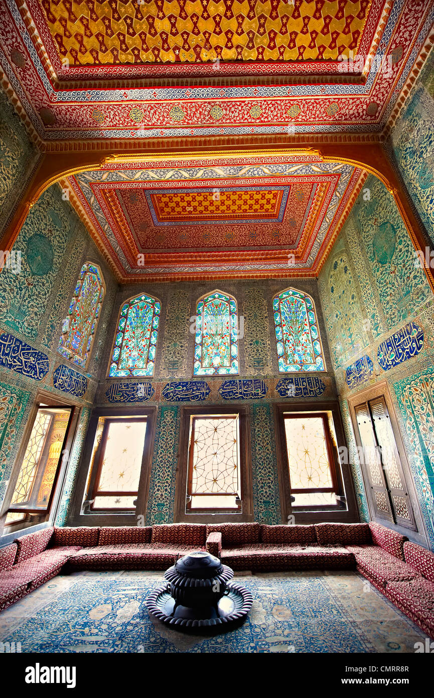 Ottoman. designed tiled rooms of the Crown Prince in the Harem of the ...