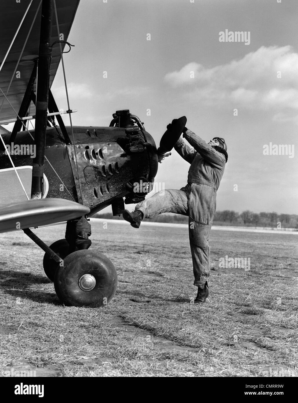 Vintage pilot hi-res stock photography and images - Alamy