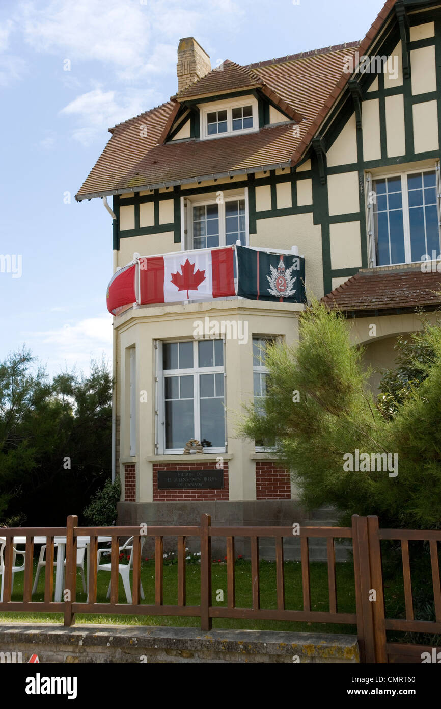 First house liberated by the Queens Own Rifles of the Canadian army in ...