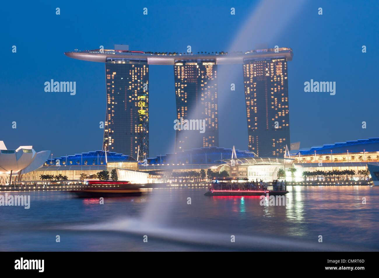 Marina Bay Sands at Night Stock Photo - Alamy
