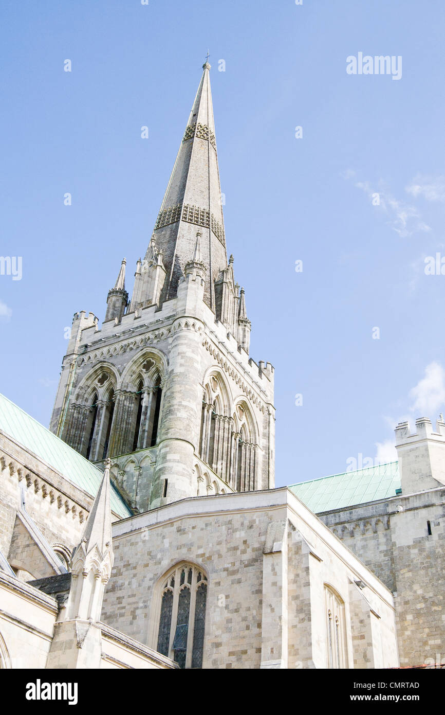 The spire of Salisbury Cathedral Stock Photo - Alamy