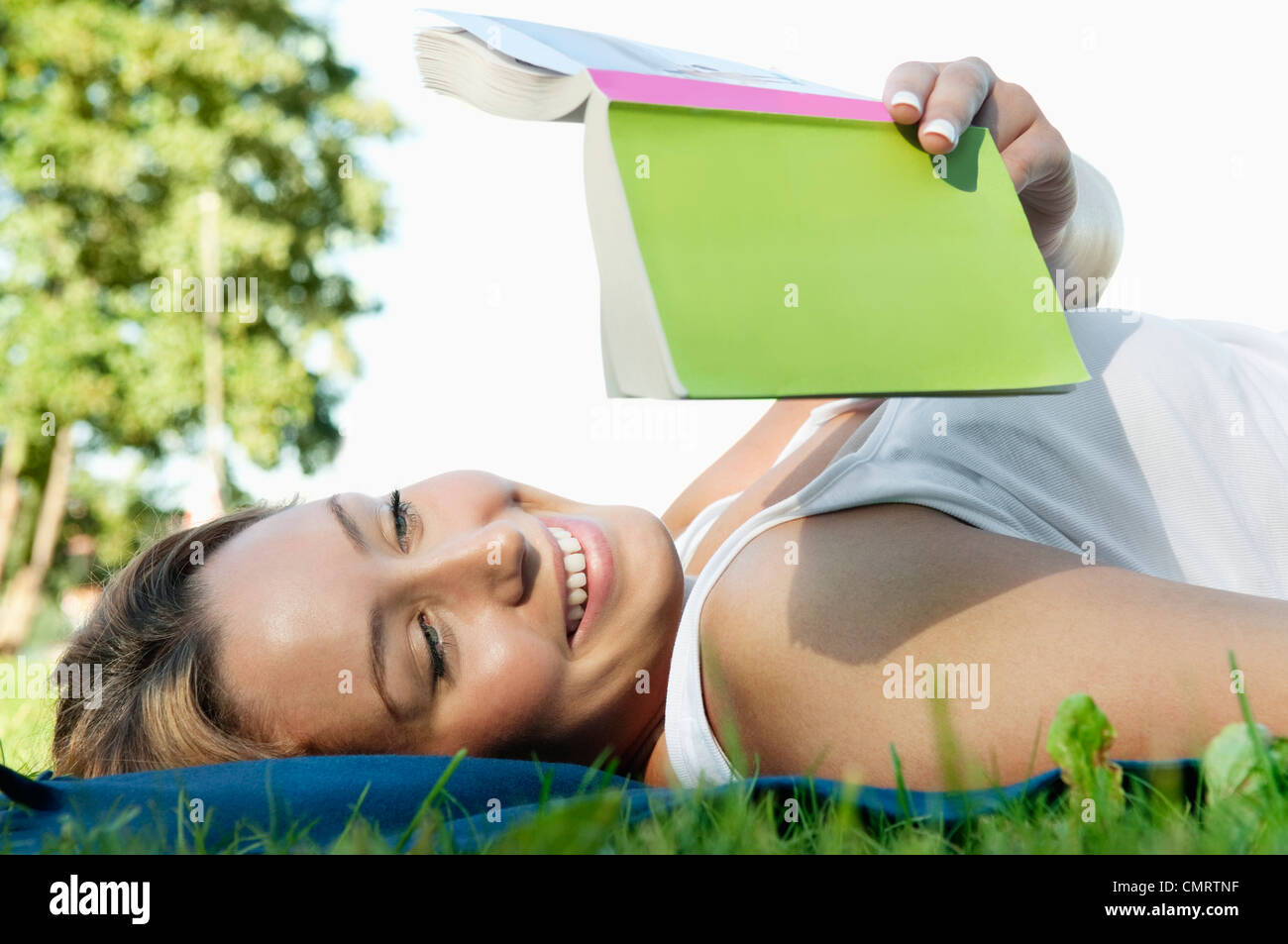 Read a book Stock Photo - Alamy