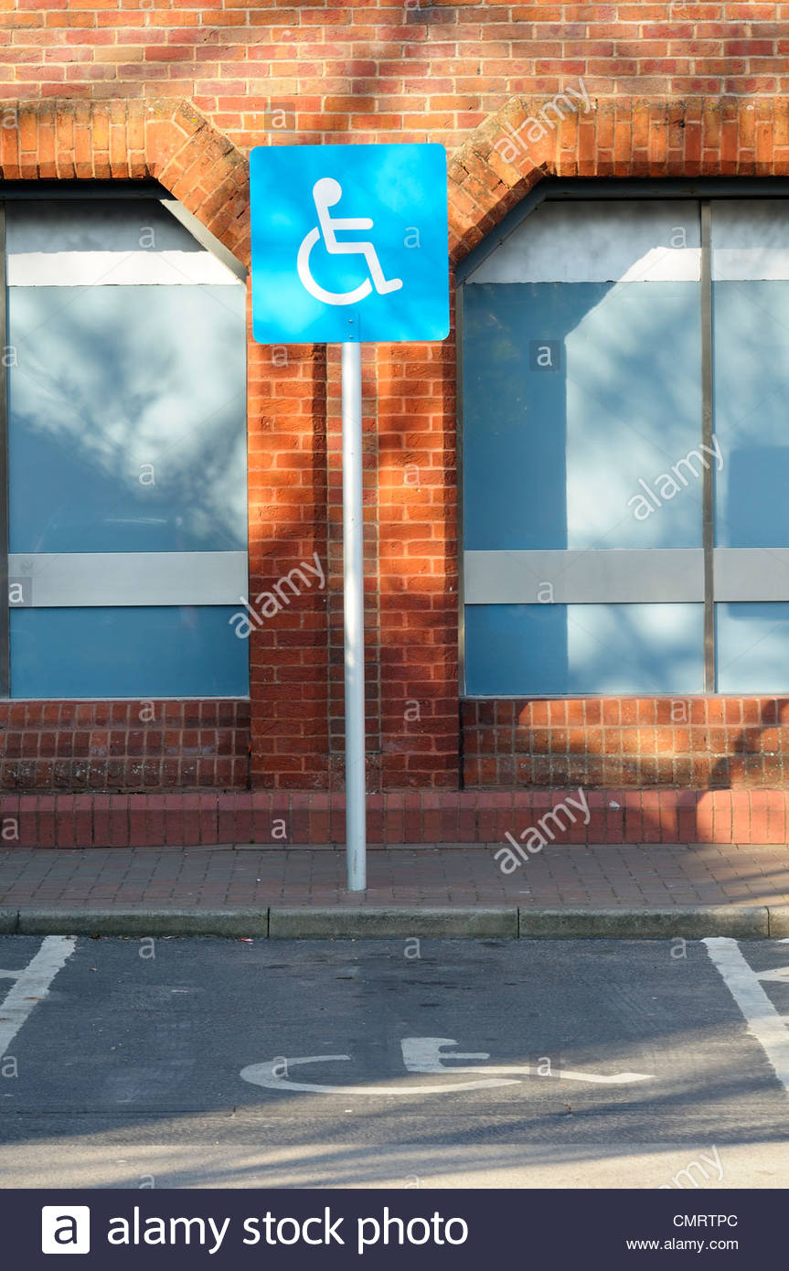 Disabled Parking Bay England High Resolution Stock Photography and ...