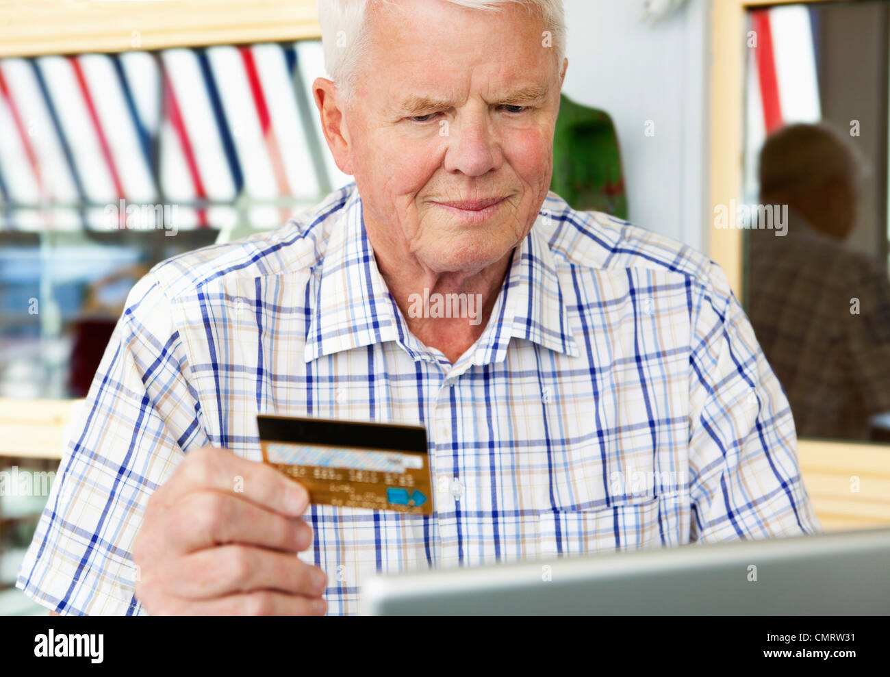 Man with card hi-res stock photography and images - Alamy