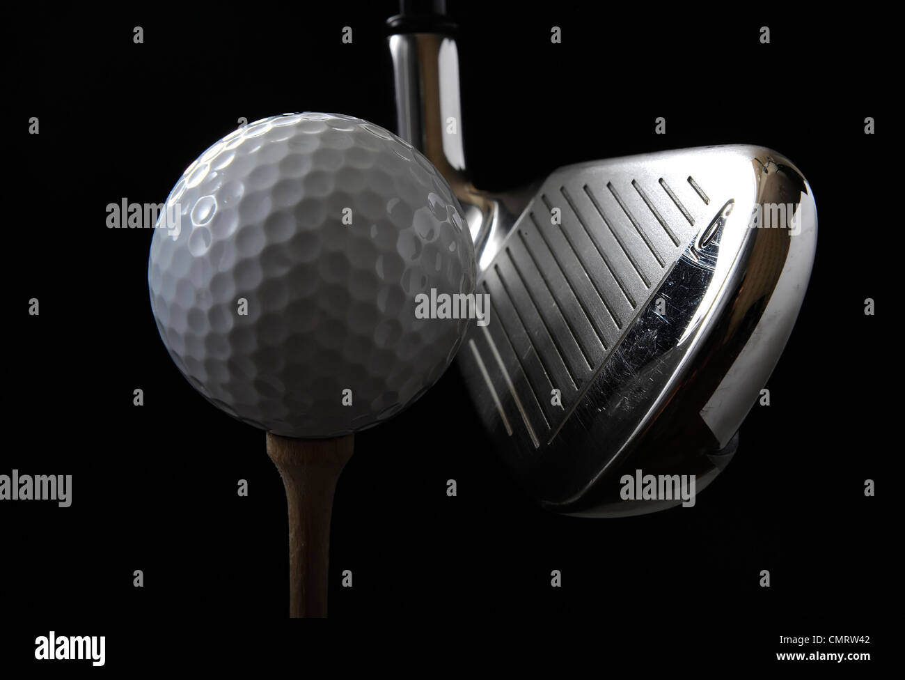 golf club and ball Stock Photo - Alamy