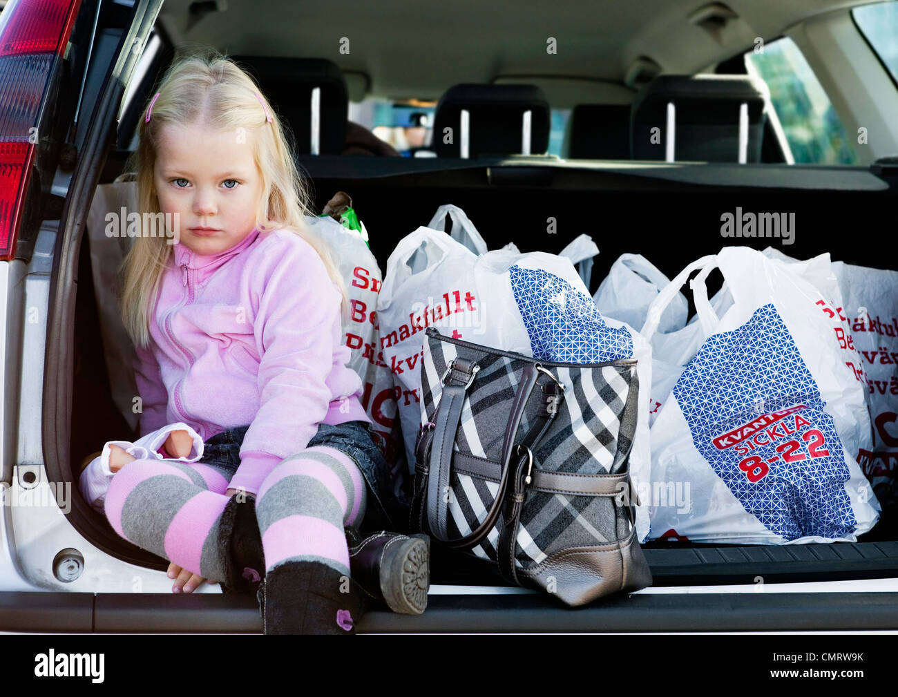 Sit in the trunk Stock Photo - Alamy