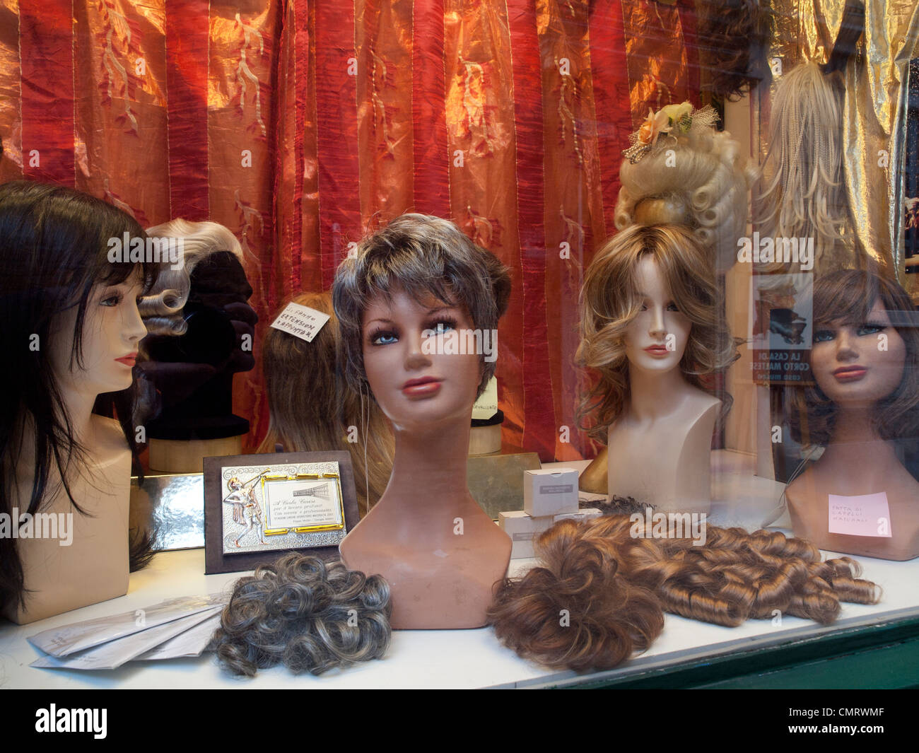 Female wigs hi-res stock photography and images - Alamy