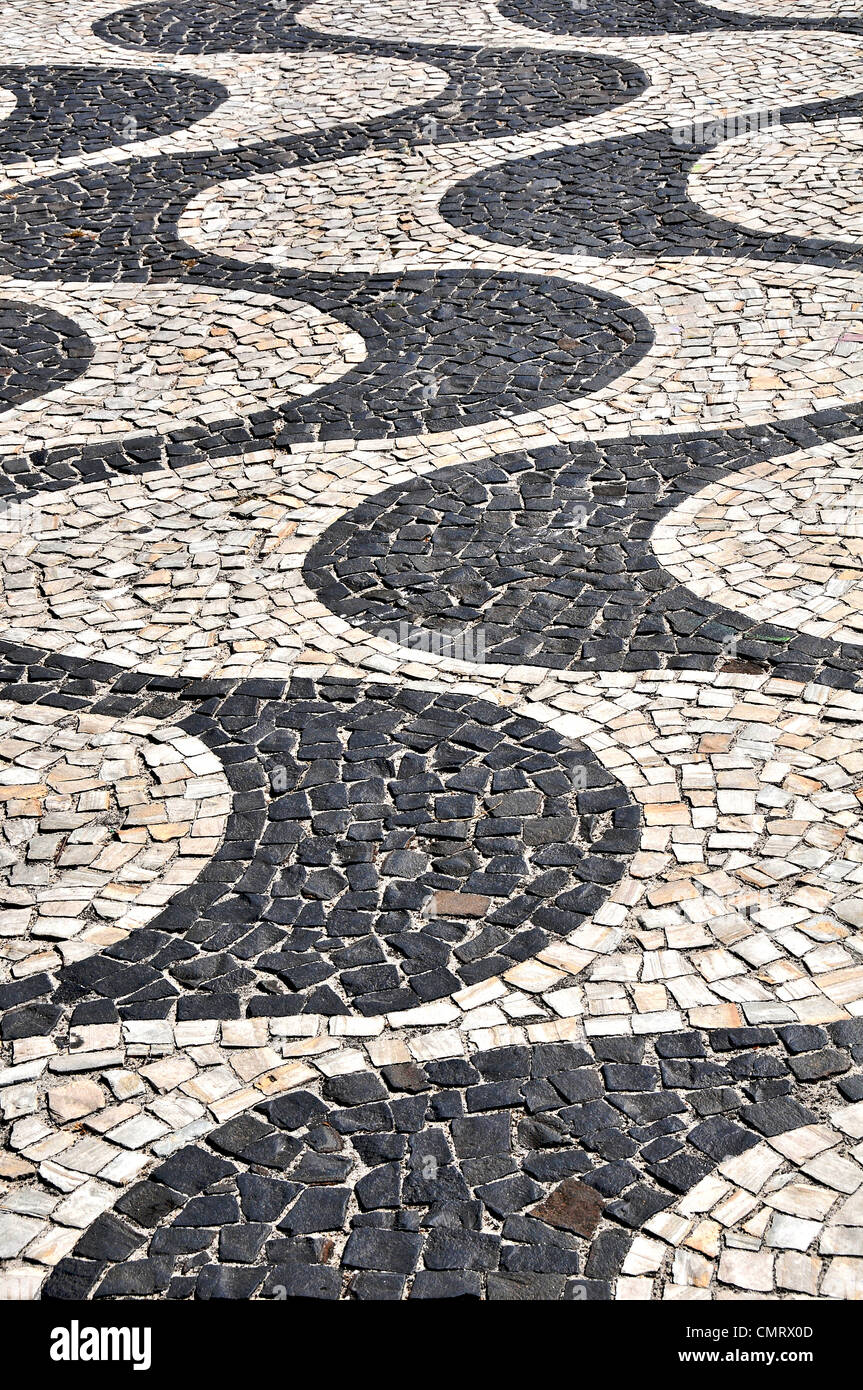 pavement, Copacabana beach, Rio de Janeiro, Brazil Stock Photo - Alamy