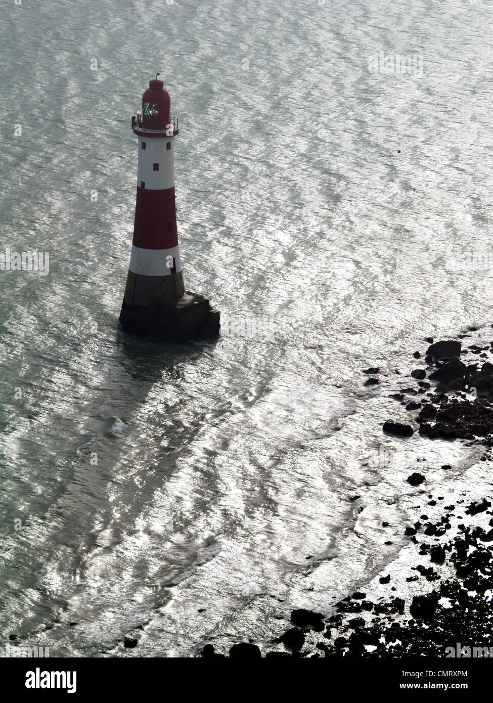 Lighthouse of Beachy Head Stock Photo - Alamy
