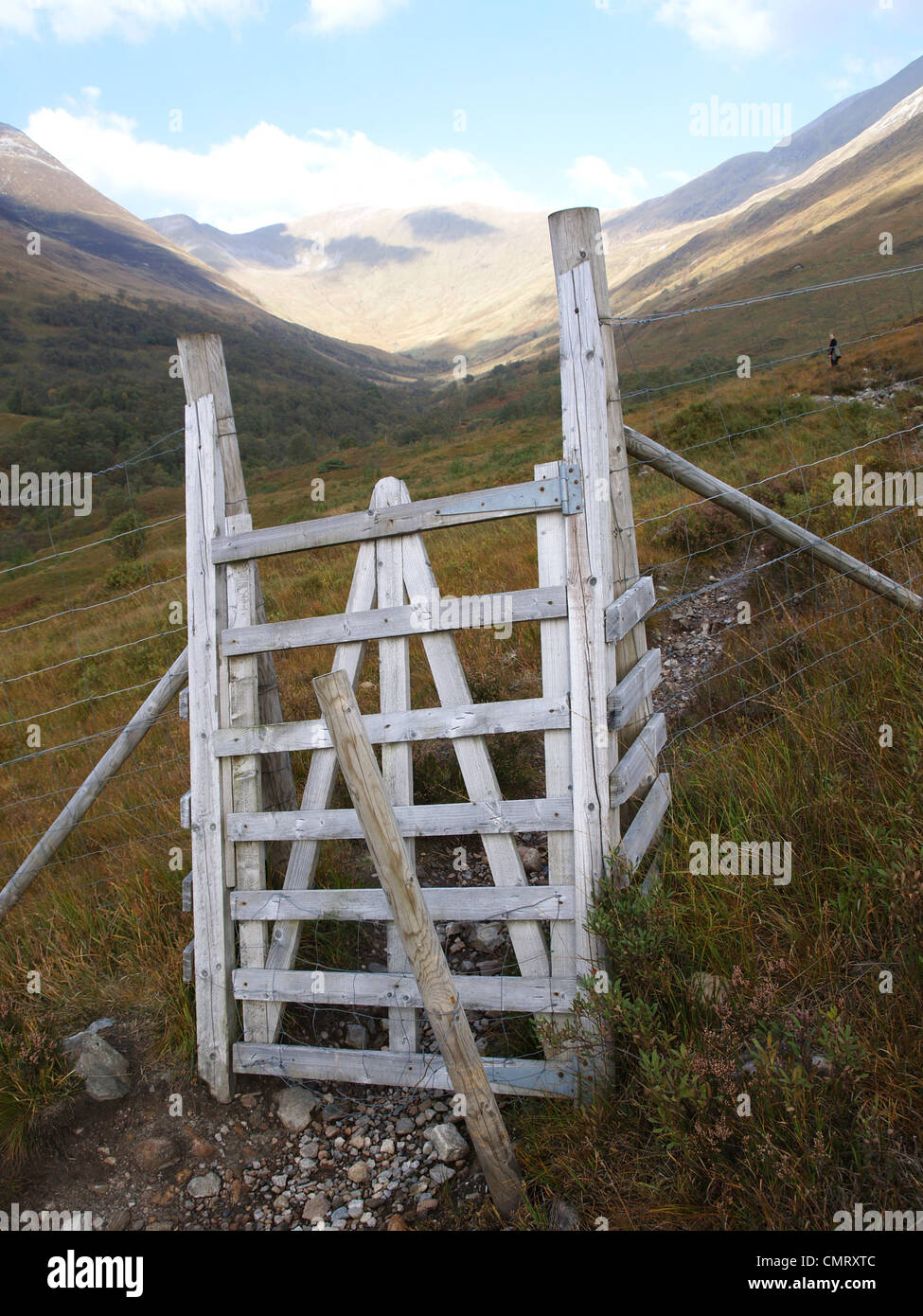 Gate meadow mountains hi-res stock photography and images - Alamy