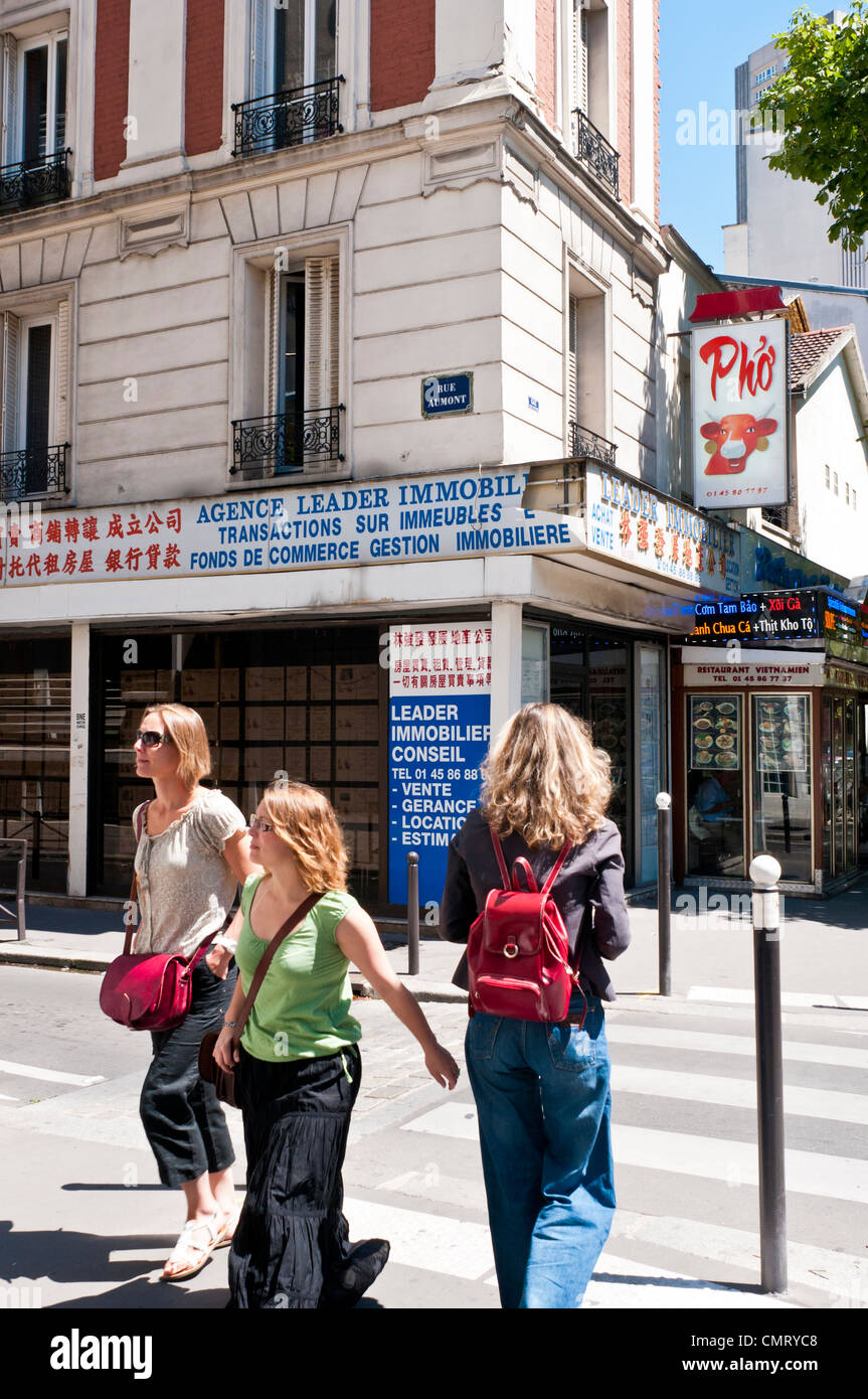 Olympiades Architecture, the Parisian Chinatown, Paris, France Stock ...