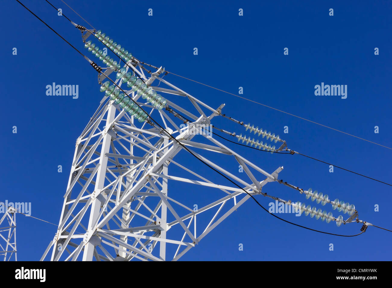 High voltage modern electric power distributions systems against on sky ...
