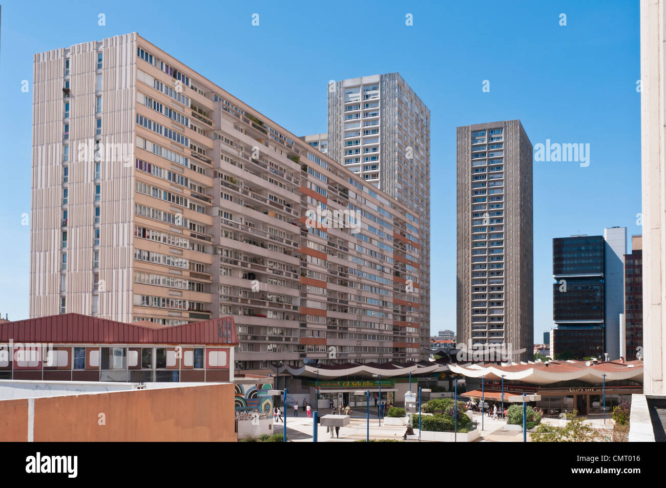 Olympiades Architecture, the Parisian Chinatown, Paris, France Stock ...