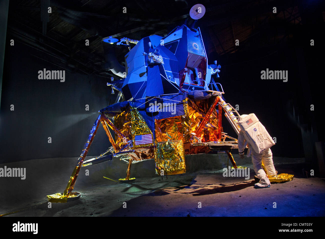 Cradle of Aviation Museum Lunar Module Stock Photo - Alamy