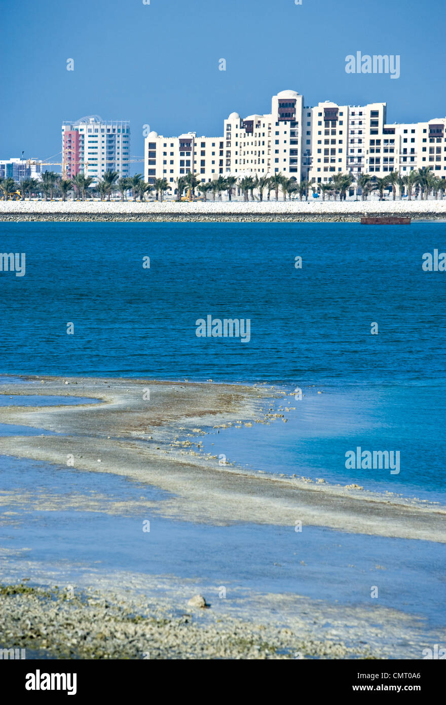 Bahrain, rhe Lagoon residential center on the Anwaj island Stock Photo ...
