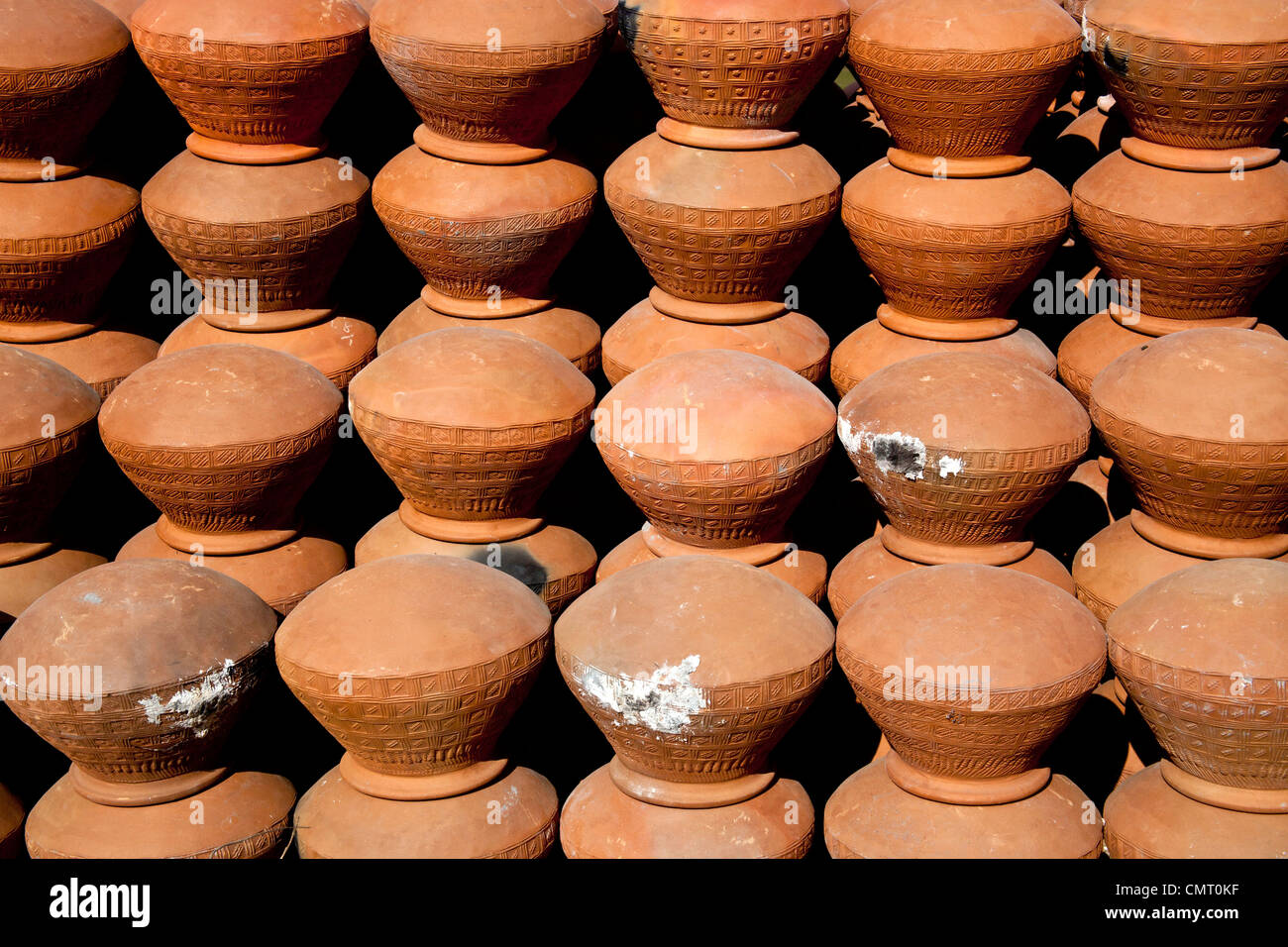 Clay pots, Burma (Myanmar), South East Asia Stock Photo - Alamy