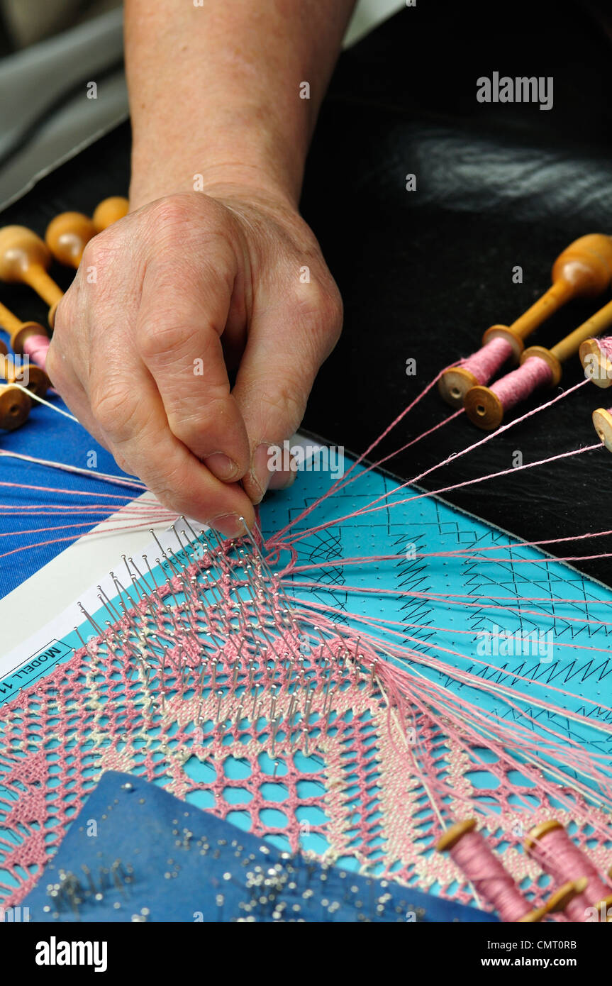 Bobbin lace maker hi-res stock photography and images - Alamy