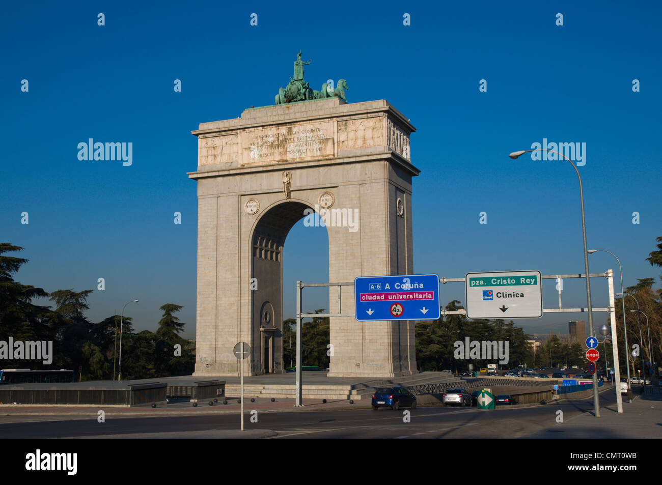 Arco de la Victoria (1956) aka Puerta de la Moncloa arch Madrid Spain ...