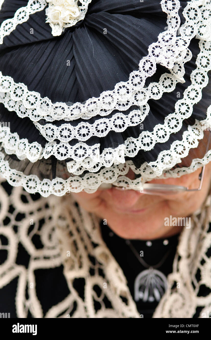 Belgium, Flanders, Bruges, a Lace Maker Working Stock Photo - Alamy