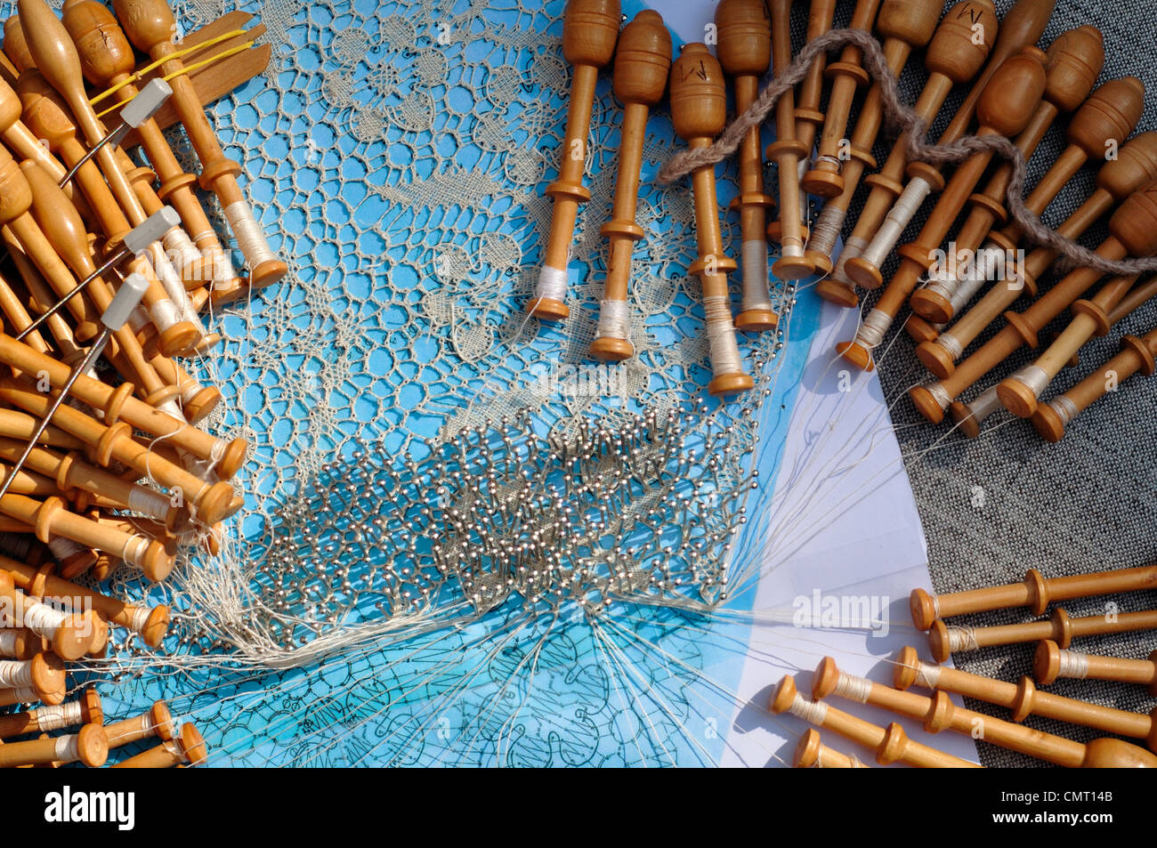 Belgium, Flanders, Bruges, Lace Stock Photo - Alamy