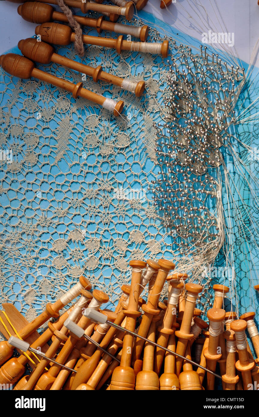 Belgium, Flanders, Bruges, Lace Stock Photo - Alamy