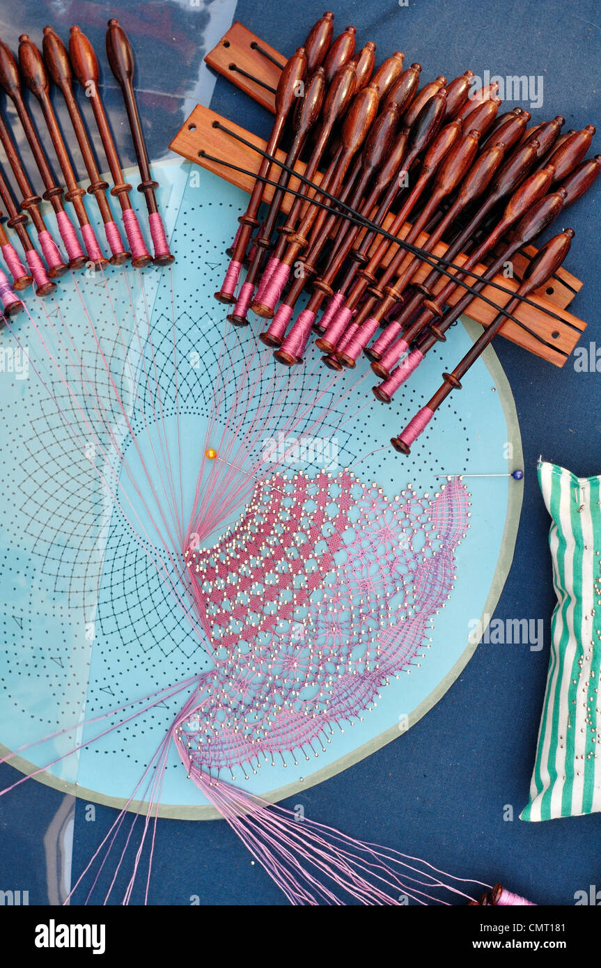 Belgium, Flanders, Bruges, Lace Stock Photo - Alamy