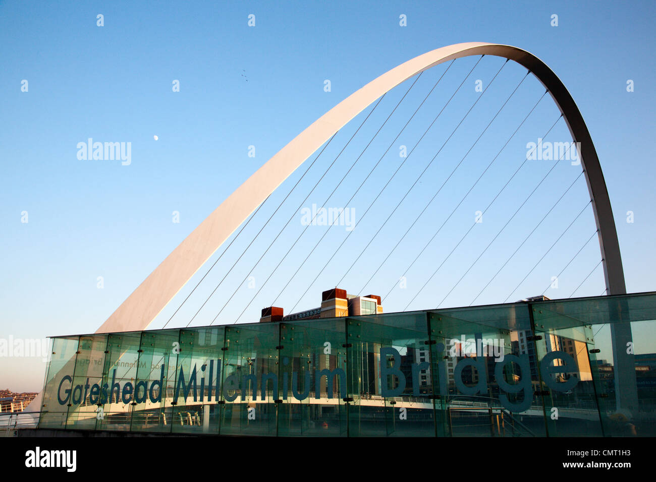 Gateshead Millennium Bridge Newcastle Gateshead England Stock Photo - Alamy