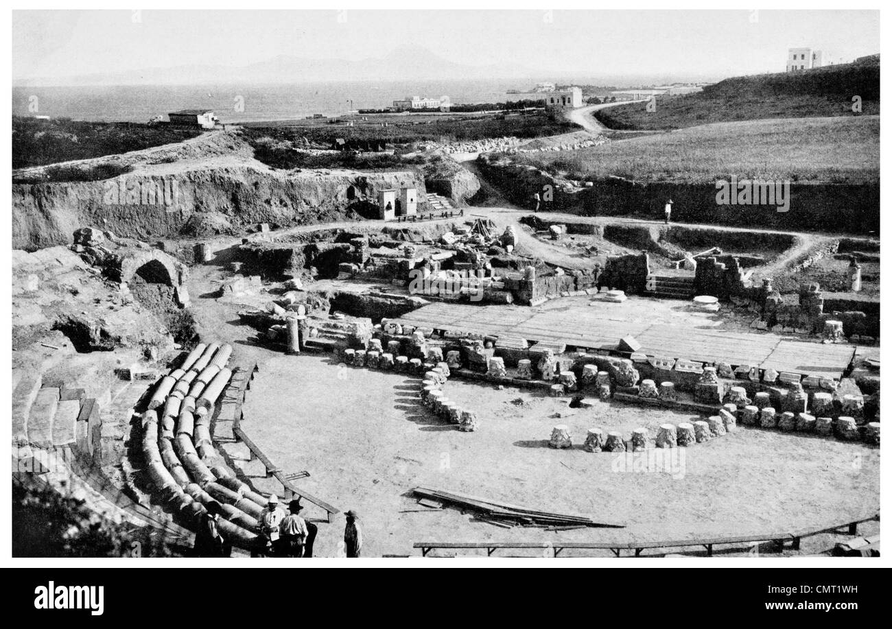 1924 roman theater at carthage tunisia hi-res stock photography and ...