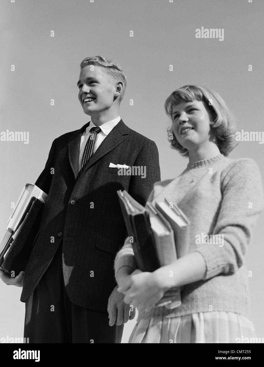 1960s college boy and girl hi-res stock photography and images - Alamy