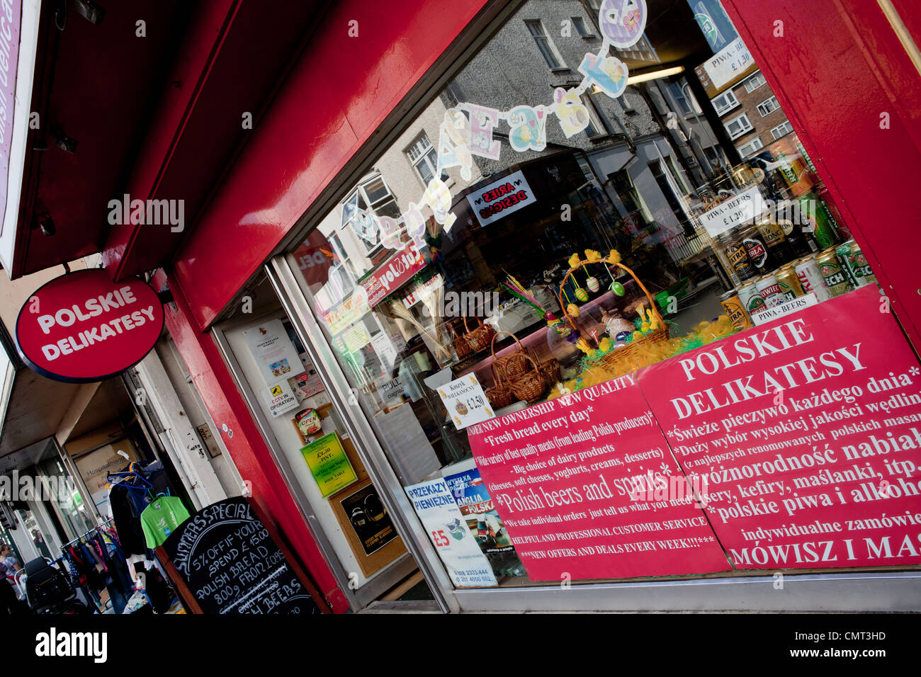 Polish shop uk hi-res stock photography and images - Alamy
