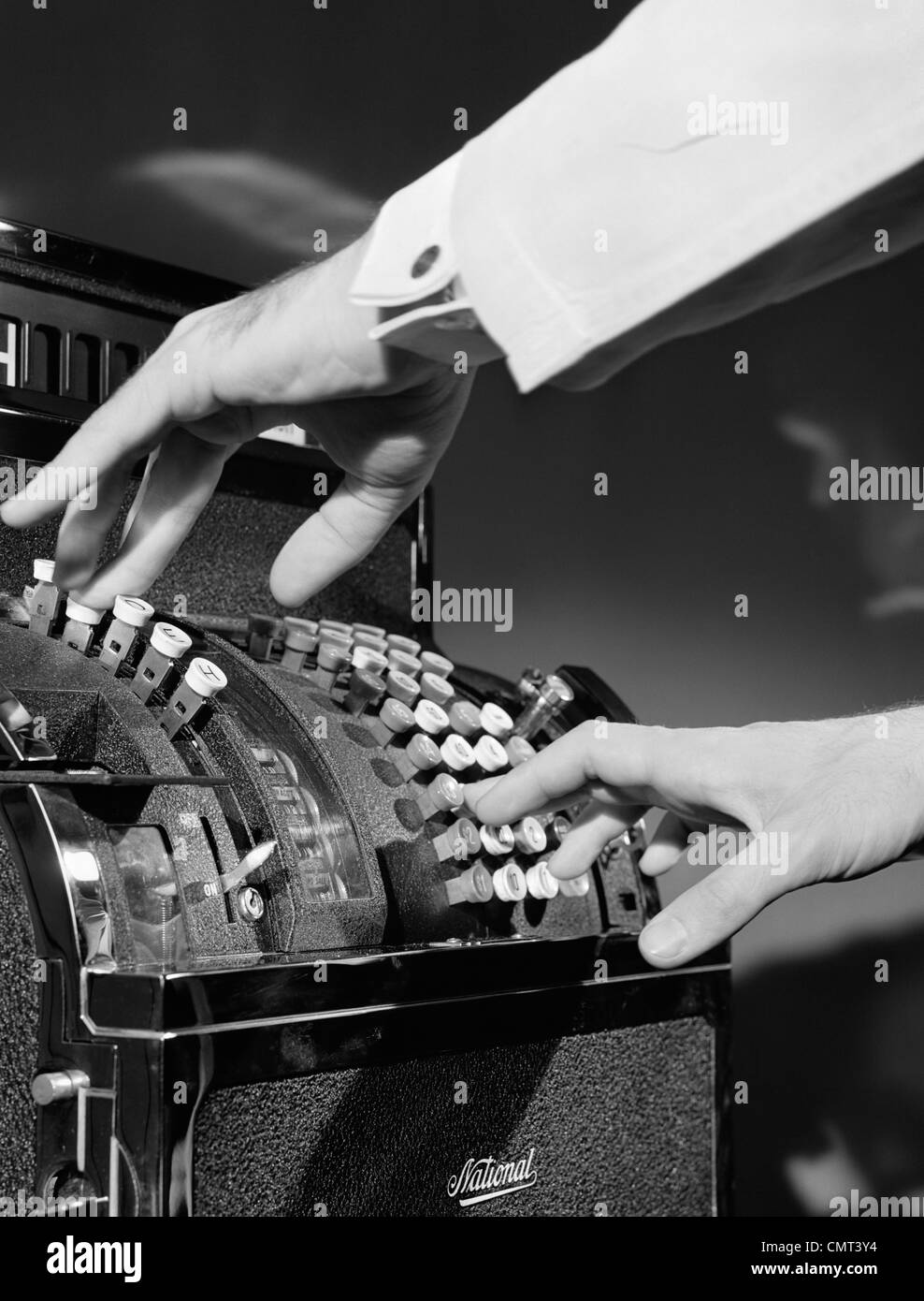Buttons old fashioned cashier hi-res stock photography and images - Alamy