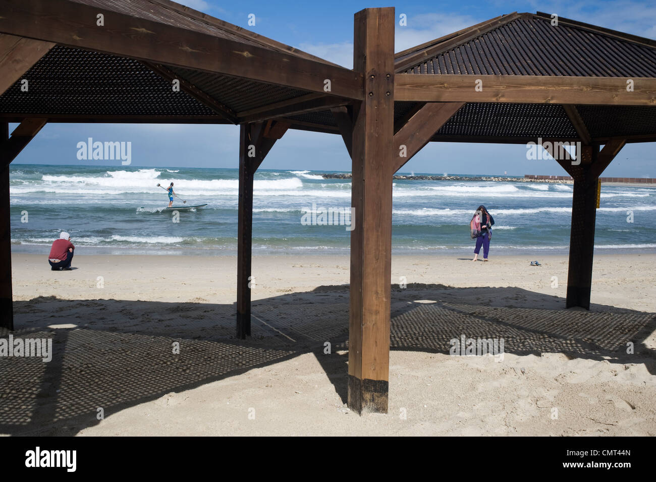 Beach. Tel Aviv, Israel Stock Photo - Alamy