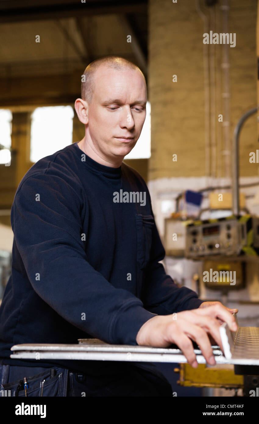 Man at work Stock Photo - Alamy