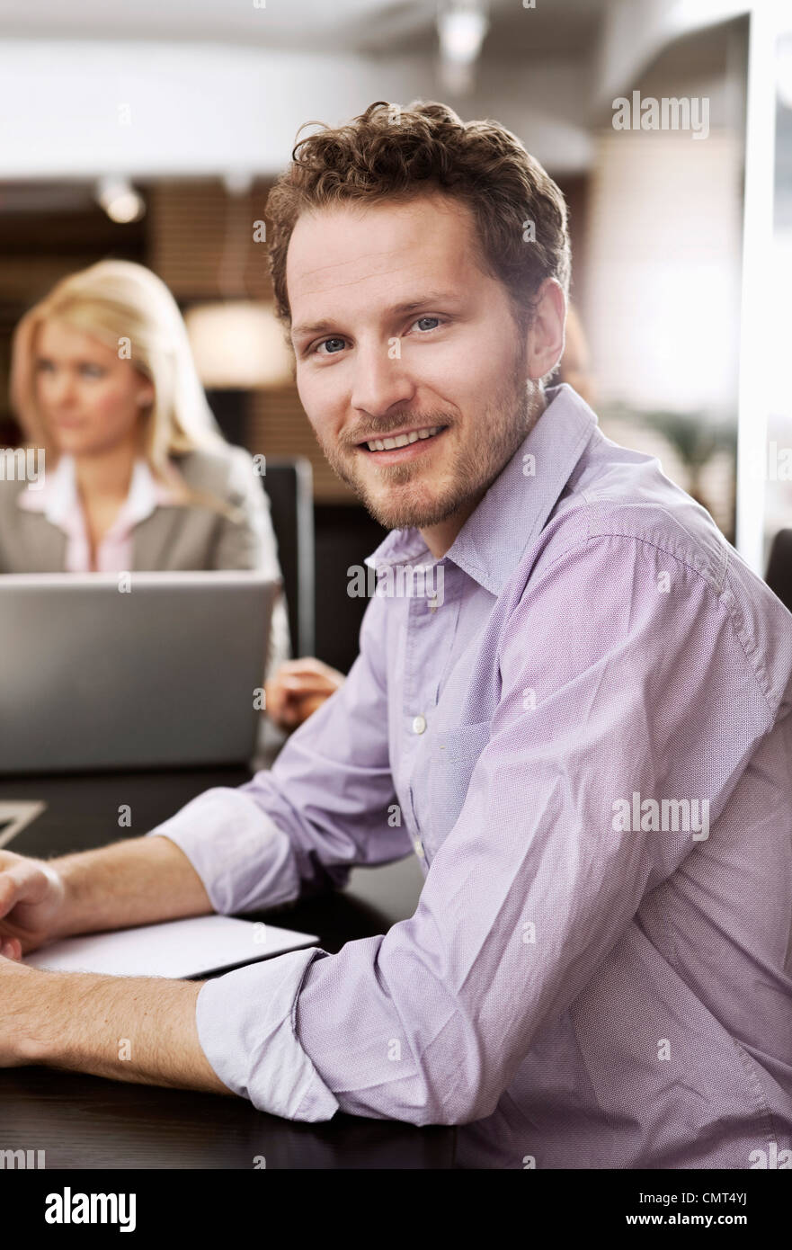 Portrait of man at work Stock Photo - Alamy