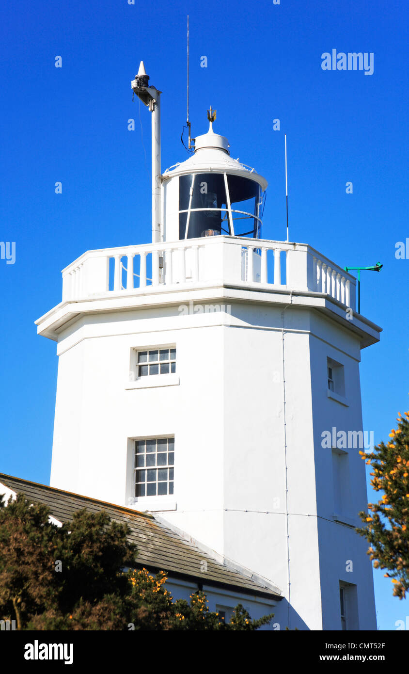 A close-up view of Cromer Lighthouse, Norfolk, England, United Kingdom ...