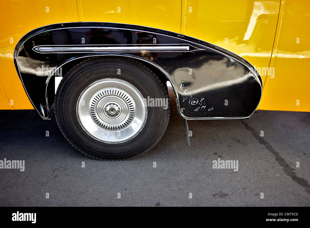 Wheel of old yellow bus, Malta, Mediterranean, Europe Stock Photo - Alamy