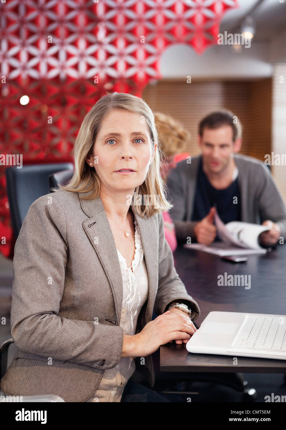 Portrait of woman at work Stock Photo - Alamy