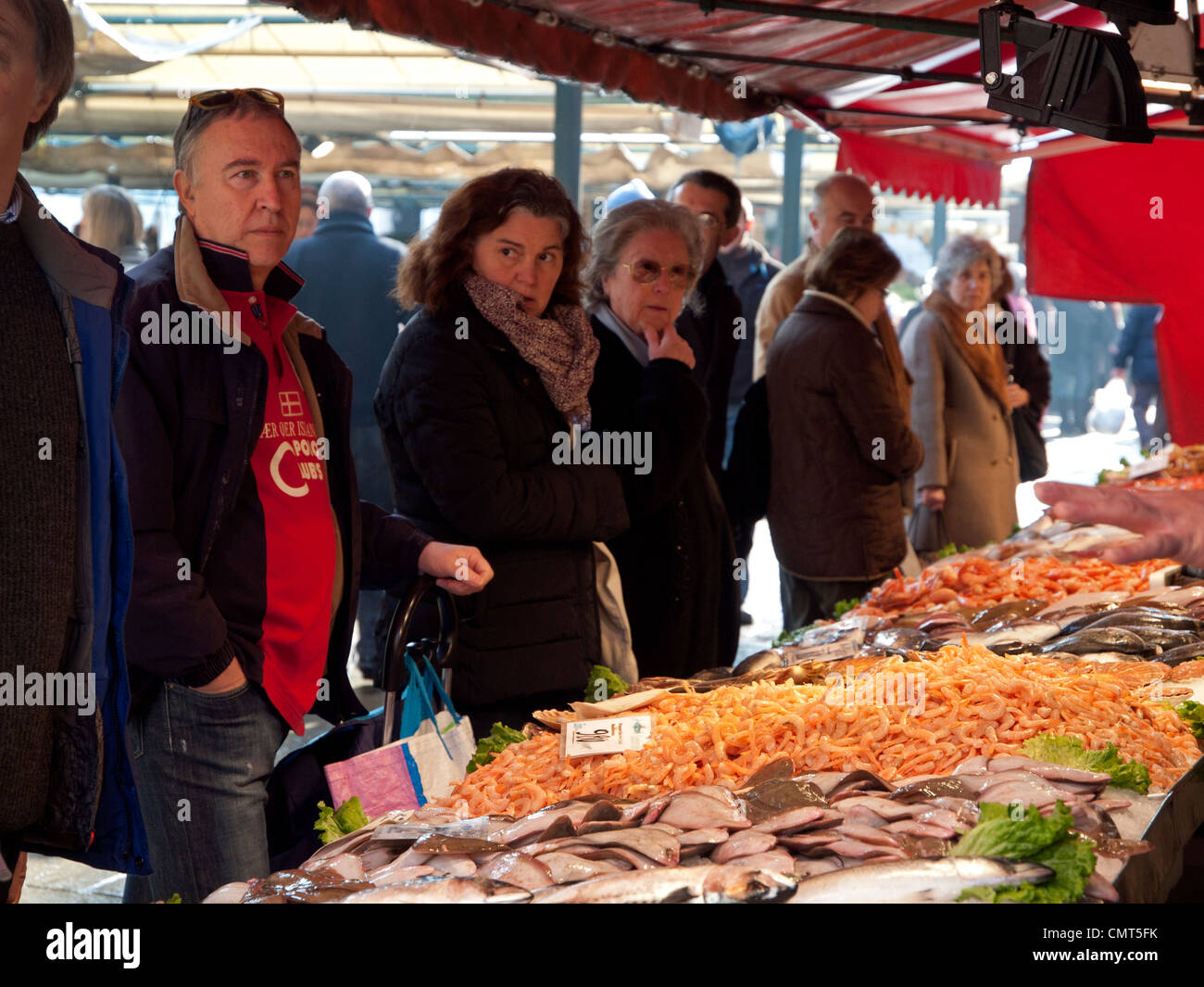 Rialto Fish Market Stock Photo - Alamy