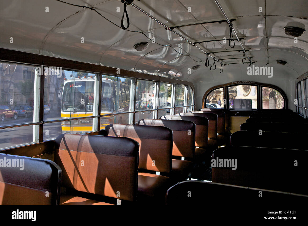 Retro bus interior hi-res stock photography and images - Alamy