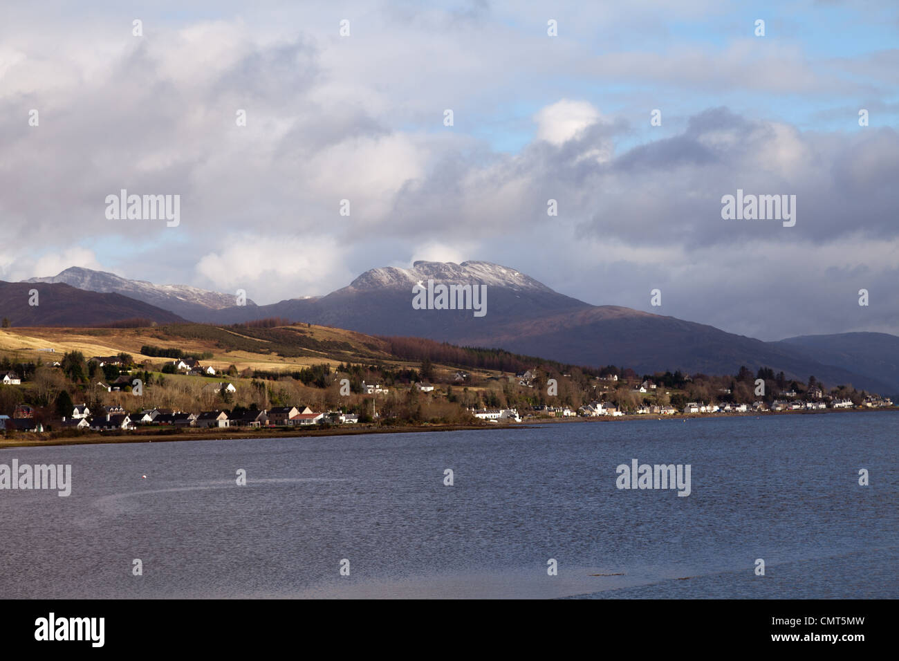 A view down Loch Carron towards Strathcarron Stock Photo - Alamy