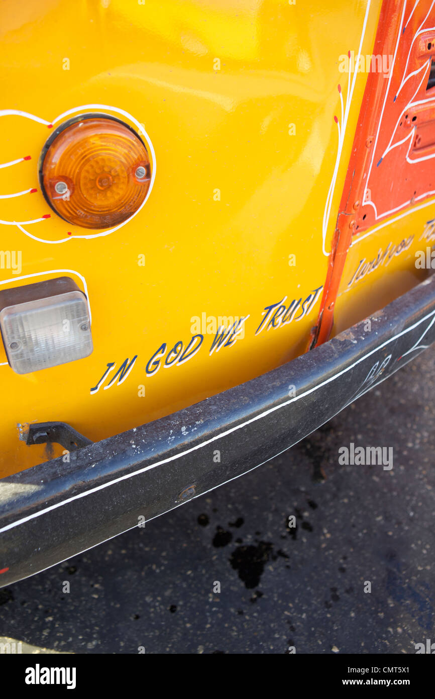 Yellow Leyland bus, Malta Stock Photo - Alamy