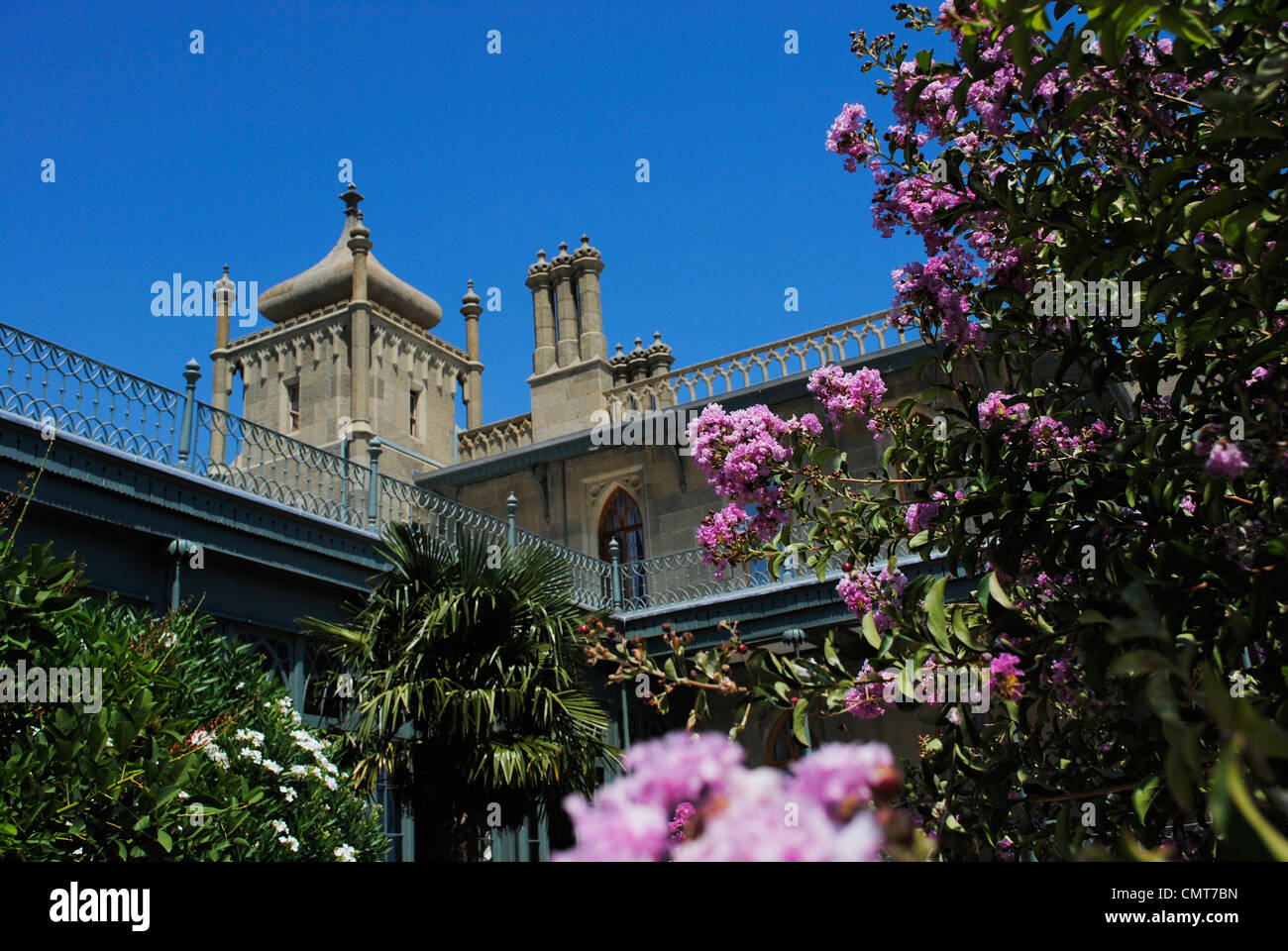 Ukraine. Autonomous Republic of Crimea. Vorontsov Palace. Exterior ...